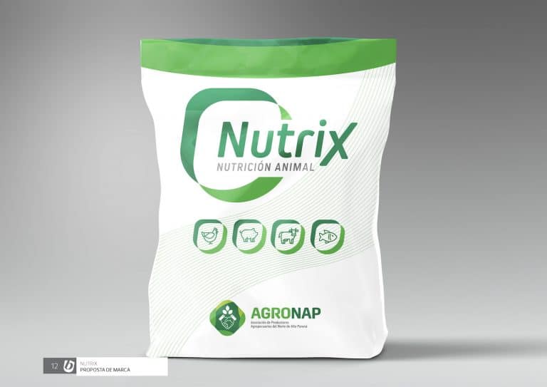Criação de marca e embalagem - Nutrix nutrição animal - Yots - Estúdio ...